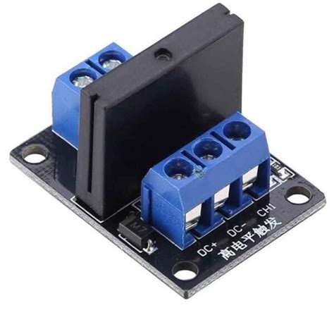 Channel V Relay Module Solid State High Level SSR DC Control DC With Resistive Fuse
