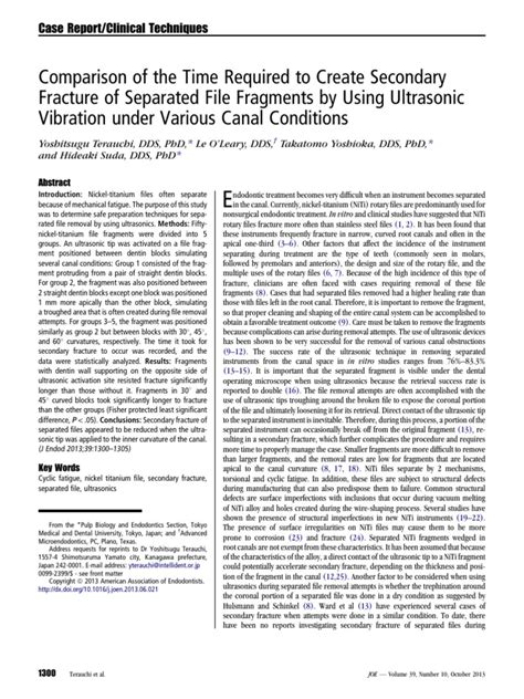 Comparison Of The Time Required To Create Secondary Fracture Of