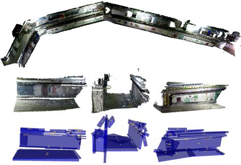 the perceptual pipeline applied to a large scale registered point cloud