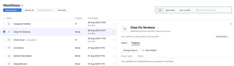 workflows youtrack server documentation