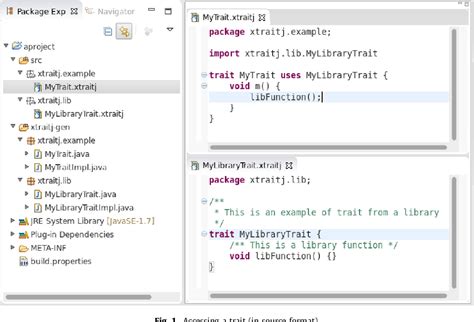 Figure 1 From Xtraitj Traits For The Java Platform Semantic Scholar