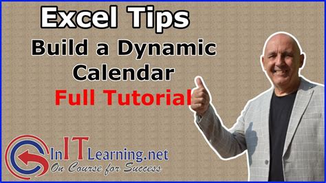 Build A Dynamic Calendar In Microsoft Excel 365 Full Tutorial Using