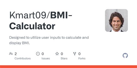 Github Kmart09bmi Calculator Designed To Utilize User Inputs To