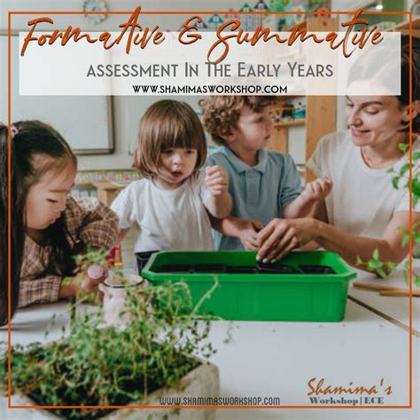 Formative And Summative Assessment In Early Years