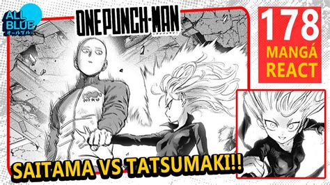 178 Onepunchman Mangá React Saitama Vs Tatsumaki Youtube