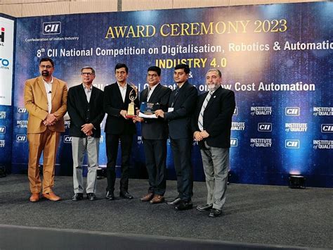 Nitesh Prajapati On Linkedin Gold Award In Cii National Low Cost