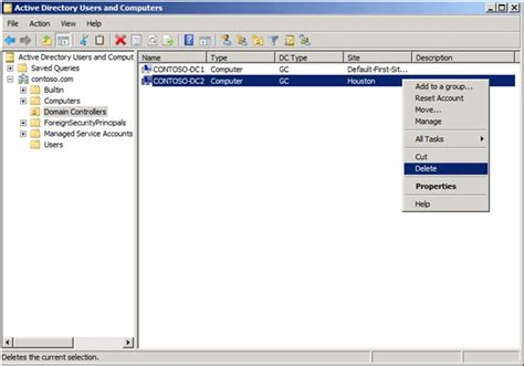 Active Directory Showing Two Domain Controller Dc And Gc On Ad Server Need To Remove Old Dc