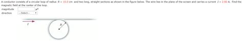solved a a conducting loop in the shape of a square of