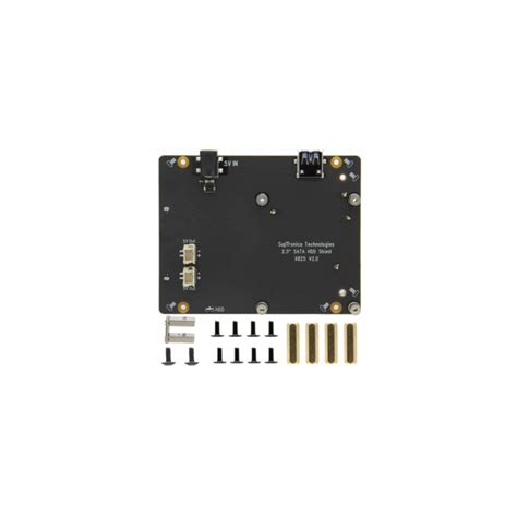 x825 hat module with sata interface for raspberry pi 4 model b