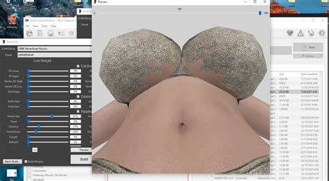 Custom Bodyslide Preset With Titty Clipping Issues Skyrim Technical