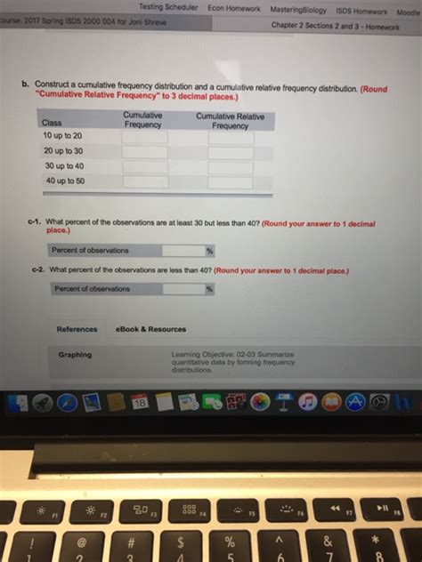 Solved Consider The Following Frequency Distribution Class