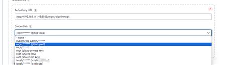 gitlab api token is not showing on the dropdown list ask a question