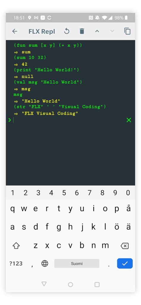 GitHub Fuusio Flx Lisp A Lisp Variant Called FLX For Android Written