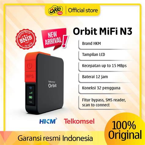 Jual Telkomsel Orbit Mifi H N N N Portable Modem Wifi G High Speed Shopee Indonesia