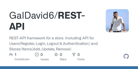 Github Galdavid6rest Api Rest Api Framework For A Store Including