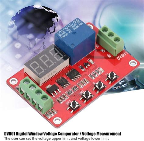 Digital Window Voltage Comparator Multi Function Voltage Monitoring Controller Red Dvb01