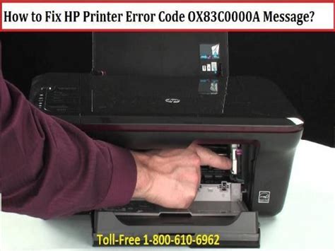 How To Fix HP Printer Error Code OX C A Message