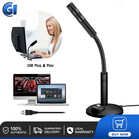 Usb Microphone Pc Microphone Desk Plugandplay Omnidirectional Micrphone Holder For Home Online