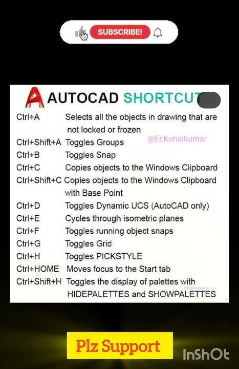 AutoCAD Shortcut Key ? - YouTube