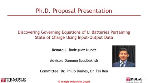renato s ph d thesis proposal dynamical systems laboratory dslab