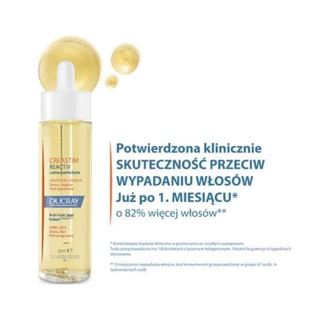 DUCRAY CREASTIM REACTIV Płyn przeciw wypadaniu włosów, 60ml - drogeria ...
