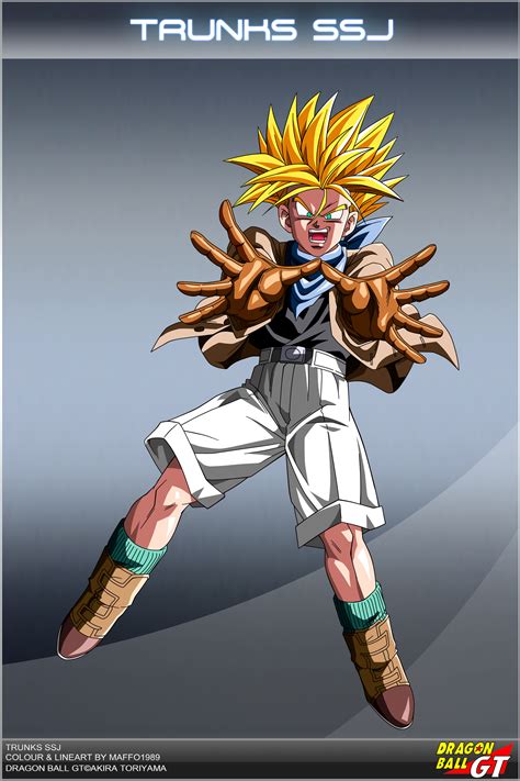 Dragon Ball Gt Trunks Ssj By Dbcproject On Deviantart
