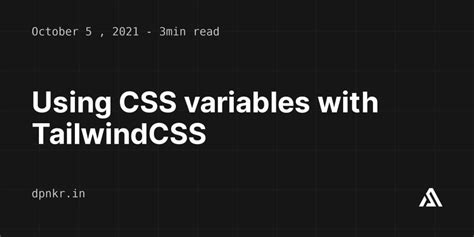 Using Css Variables With Tailwindcss Rdevto