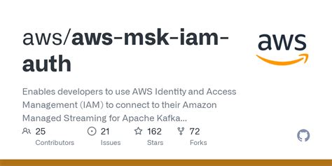 Github Awsaws Msk Iam Auth Enables Developers To Use Aws Identity