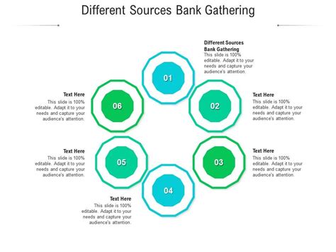 Different Sources Bank Gathering Ppt Powerpoint Presentation File Icons