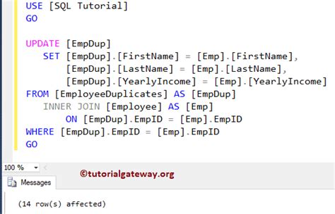 How To Update From Select In Sql Server