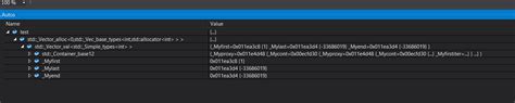 C Visual Studio 2013 Debugger Vector Value Error Stack Overflow