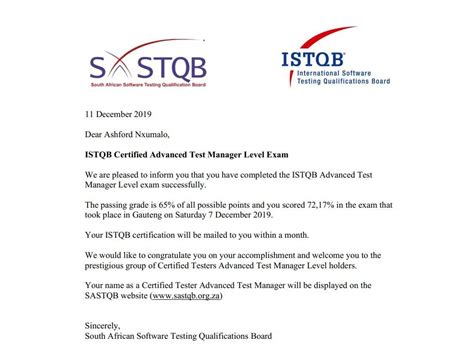 istqb testmanager certified qaanalyst ashford nxumalo 17 comments