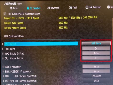 overclocking the intel core i9 10900k comet lake to 5 4ghz on all 10