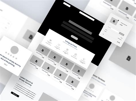 Wireframe For E Commerce Website Behance