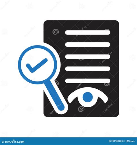 Proofreading Icon Simple Editable Vector Graphics Stock Illustration Illustration Of Mistake