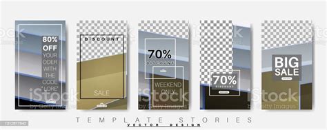 편집 가능한 스토리 배경 템플릿입니다 소셜 미디어에 대한 벡터 현대 디자인 배경 레이아웃 템플릿을 게시합니다 0명에 대한 스톡 벡터 아트 및 기타 이미지 Istock