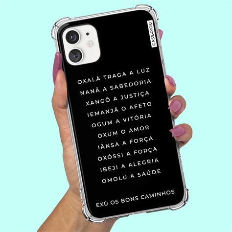 Capa Capinha de celular Personalizada Anti impacto Orixás Love Shopee Brasil