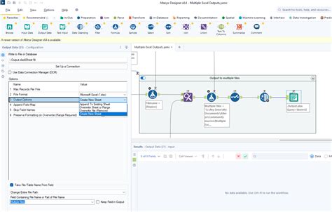 Output To Multiple Excel Files Or Sheets Alteryx Community