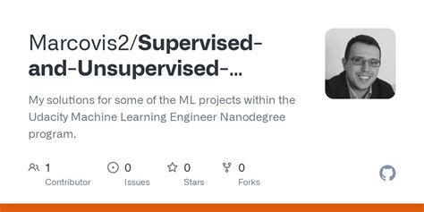 GitHub Marcovis Supervised And Unsupervised Machine Learning My Solutions For Some Of The ML