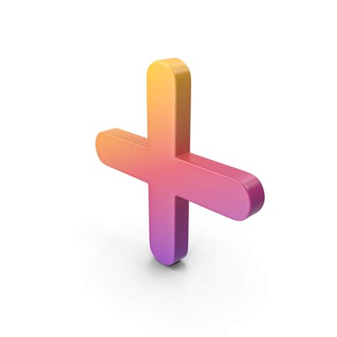 Gradient Addition Symbol 3d Object 2299458267 Shutterstock