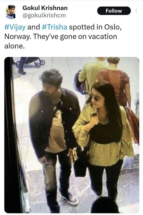 Vijay Cheating His Wife Again Caught On Cctv With Trisha