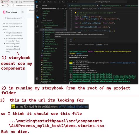 reactjs storybook for react cant see my components stack overflow