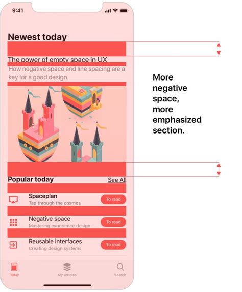 The Power Of Empty Space In UI Design UX Planet Principles Of Design Cool Designs Ui