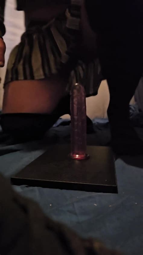Just Railing My Purple Fuck Stick