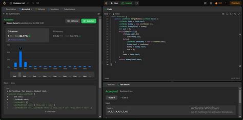 Naveen Kumar On Linkedin Leetcode Problem Of The Day Merge Nodes In