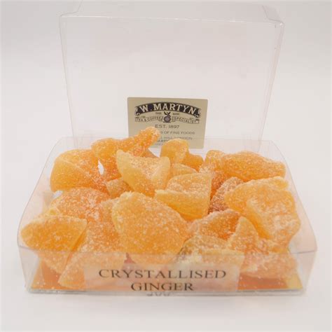Crystallised Ginger 190g W Martyn Tea And Coffee Specialist And Retailer Of Fine Foods