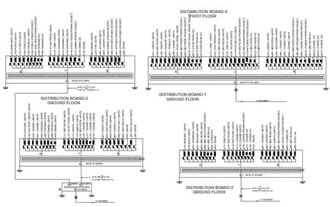 Best D Cad File Electrical Distribution Board Design Autocad Drawing Cadbull