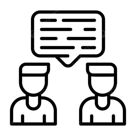 대화 라인 아이콘 벡터 대화 아이콘 채팅 연락 Png 일러스트 및 벡터 에 대한 무료 다운로드 Pngtree