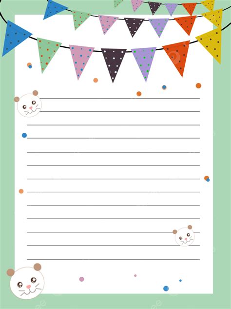 심 플 하고 상 큼 한 문예 편지지 배경 배경 화면 및 일러스트 무료 다운로드 Pngtree