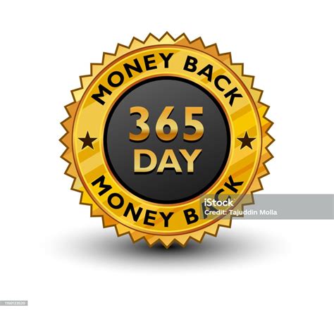 강력 하 고 강력한 황금 365 일1 년 돈 뒤 보증 배지 서명 인감 스탬프 라벨 흰색 배경에 고립 1에 대한 스톡 벡터 아트 및 기타 이미지 Istock